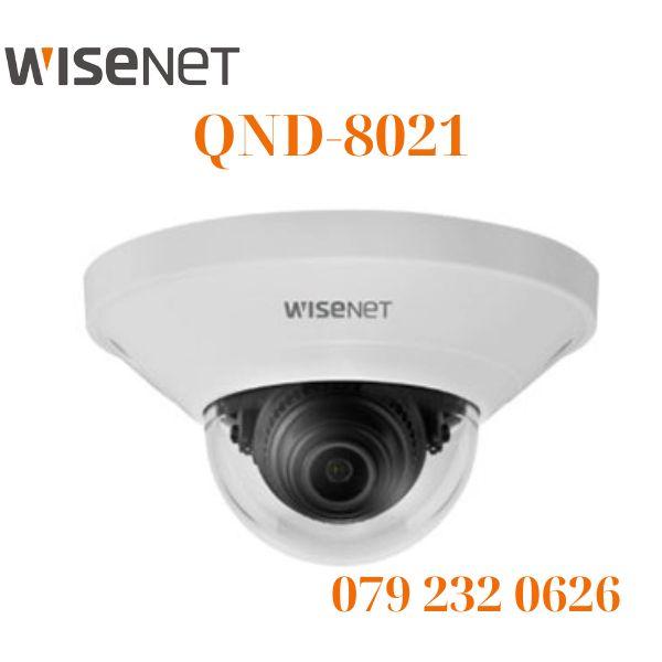 Camera IP Dome Mini 5MP Wisenet QND-8021 - Siêu Thị Thiết Bị An Ninh