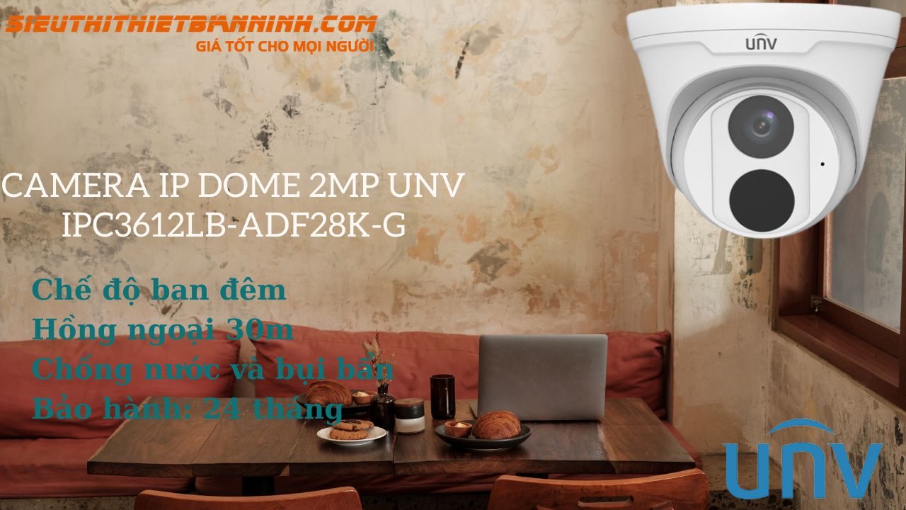 Camera IP Dome Color Hunter 2MP IPC3612LE-ADF28KC-WL - Siêu Thị Thiết Bị An Ninh