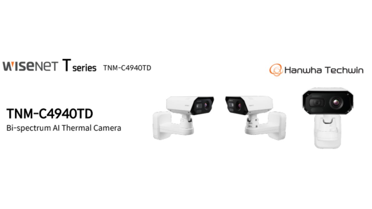 Camera Hanwha Wisenet 8MP, cảm biến nhiệt, nhận diện khuôn mặt TNM ...