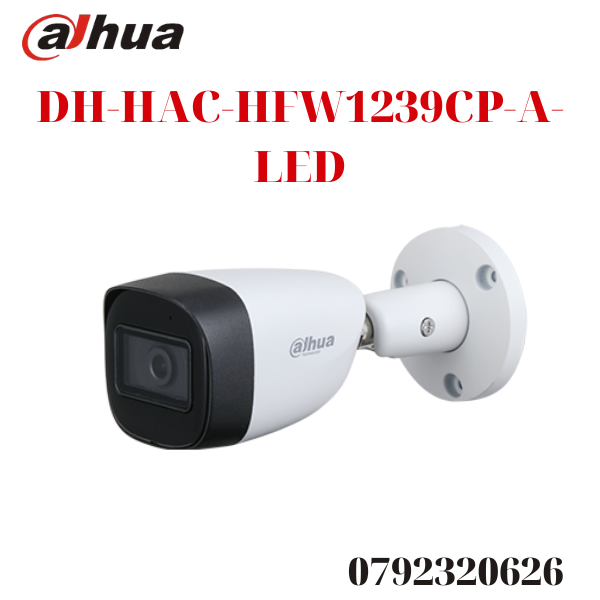 Camera Full-color HDCVI Bullet 2MP DAHUA DH-HAC-HFW1239CP-A-LED - Siêu Thị Thiết Bị An Ninh