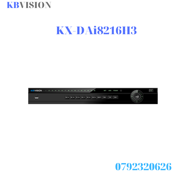 Đầu ghi hình 16 kênh 5 in 1 KBVISION KX-DAi8216H3 - Siêu Thị Thiết Bị ...