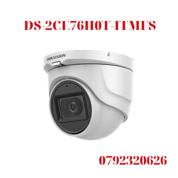 Camera TVI Hikvision 5MP DS-2CE76H0T-ITMFS 4in1 hồng ngoại 30m, tích ...