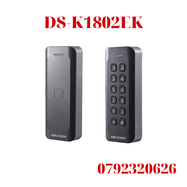 Đầu đọc thẻ EM , có bàn phím hỗ trợ giao thức Wiegand(W26/W34) DS-K1802EK (SH-K2802EK) - Siêu ...
