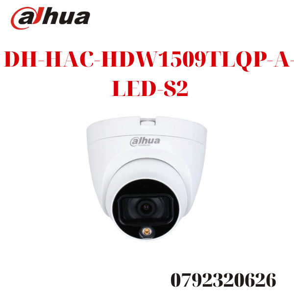 Camera HDCVI 5MP Full Color DAHUA DH-HAC-HDW1509TLQP-A-LED-S2 - Siêu Thị Thiết Bị An Ninh