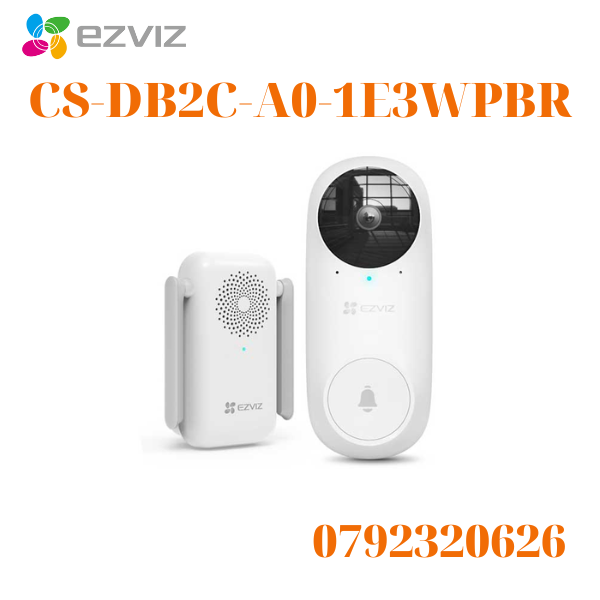 Bộ chuông cửa có hình không dây EZVIZ CS-DB2C-A0-1E3WPBR - Siêu Thị ...